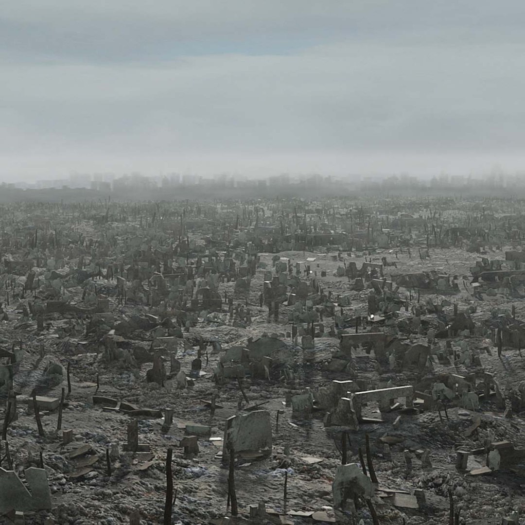 3d Ruined City - Fallout