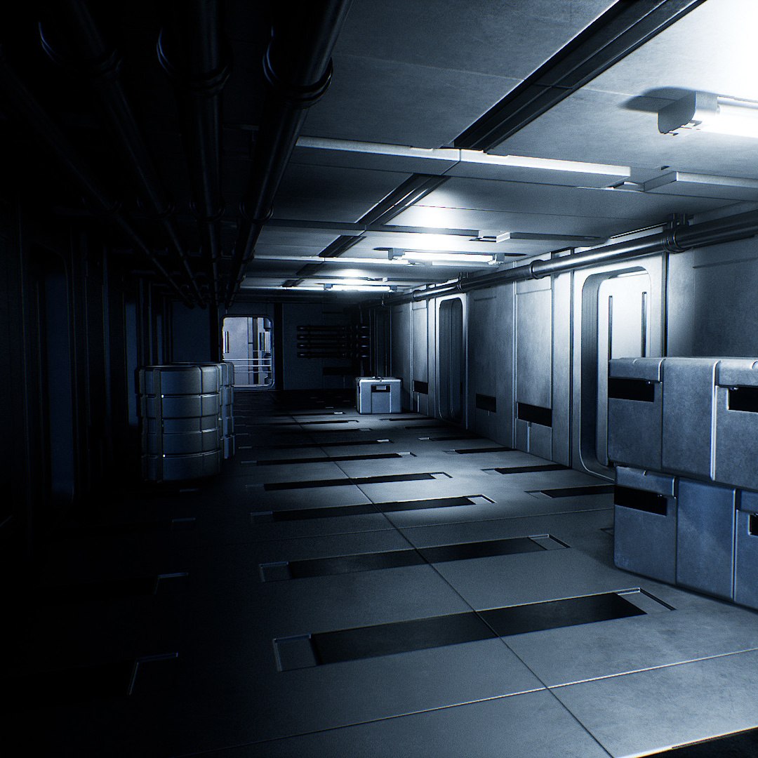 3D Sci-fi Interior Pack - TurboSquid 1644981