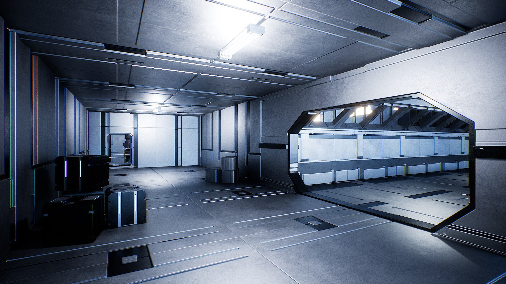 3D Sci-fi Interior Pack - TurboSquid 1644981