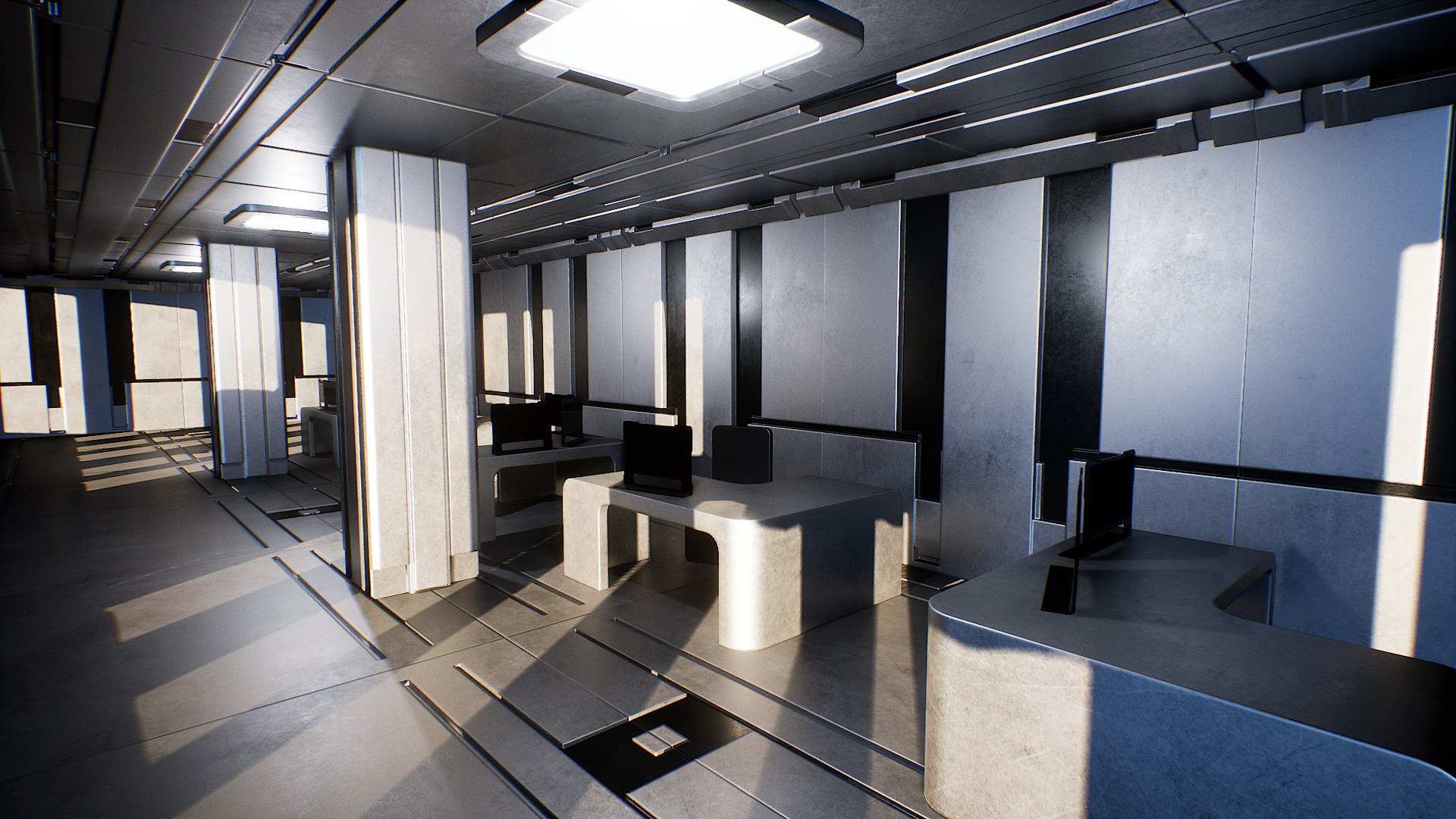 3D Sci-fi Interior Pack - TurboSquid 1644981