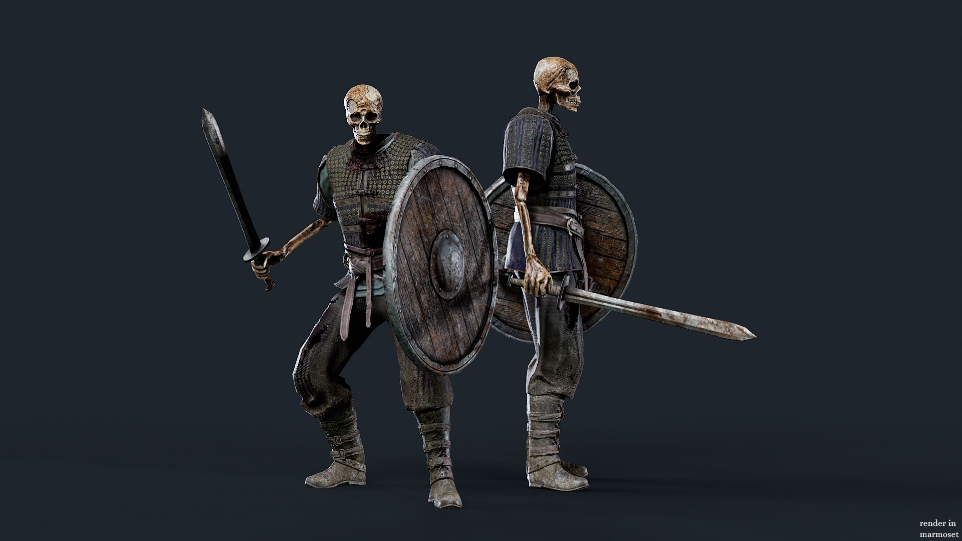 VIKING SKELETON 4 3D Model - TurboSquid 2404735