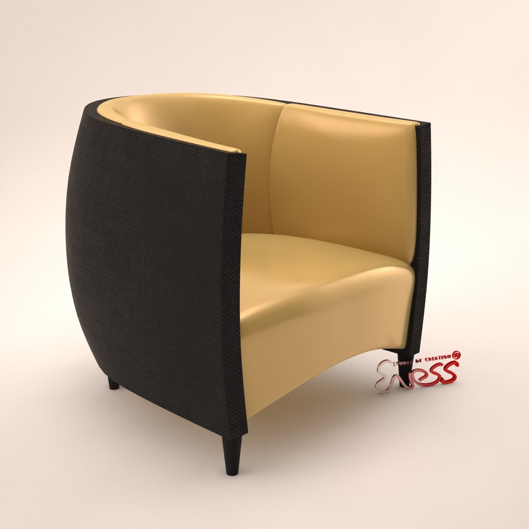 Armchair Africa Alexandra Design Studio 3d Model
