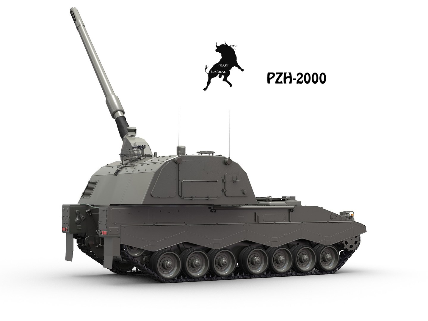 Tank Howitzer Military 3d Max
