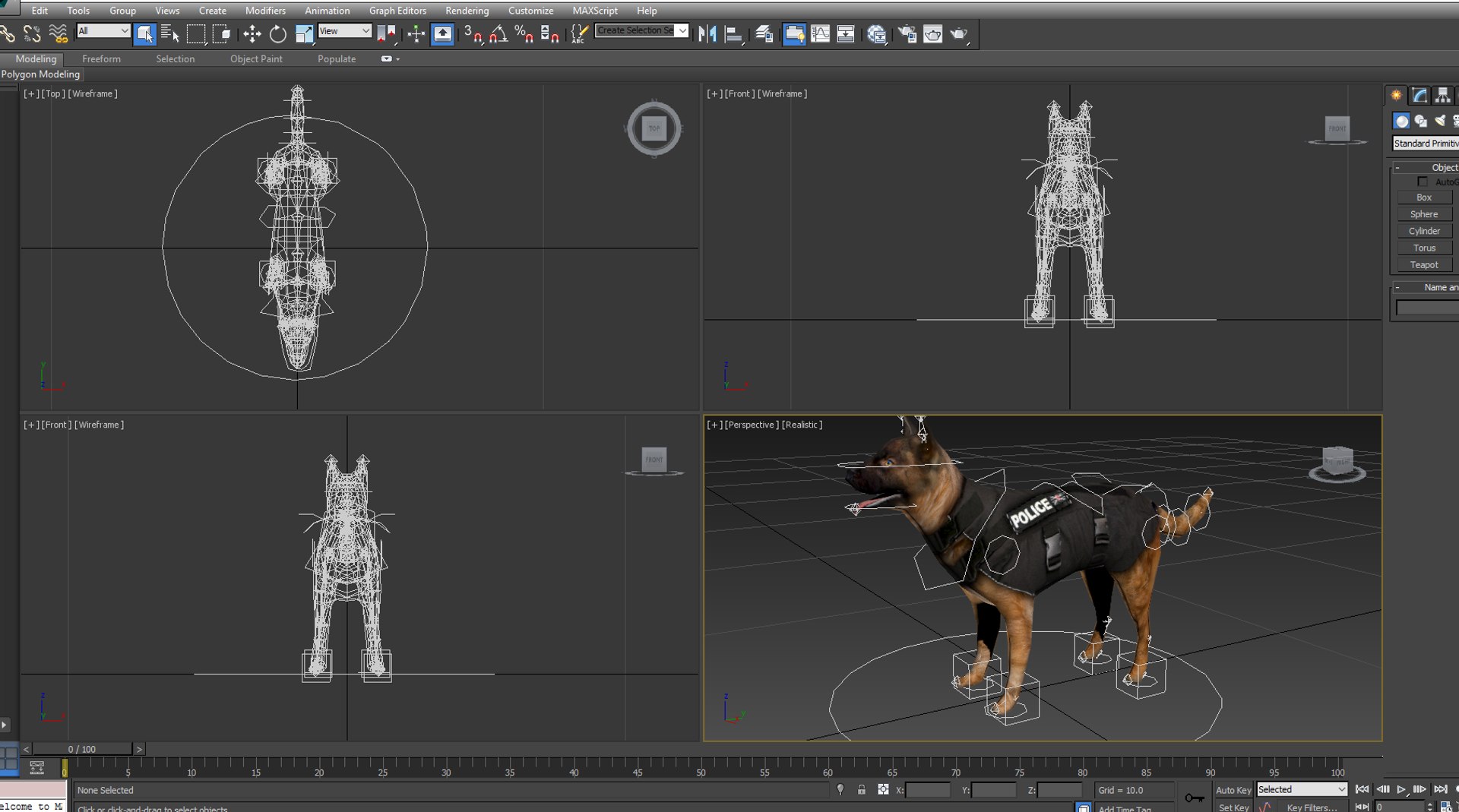 German Shepherd Dog Rigged 3D Model - TurboSquid 1195482