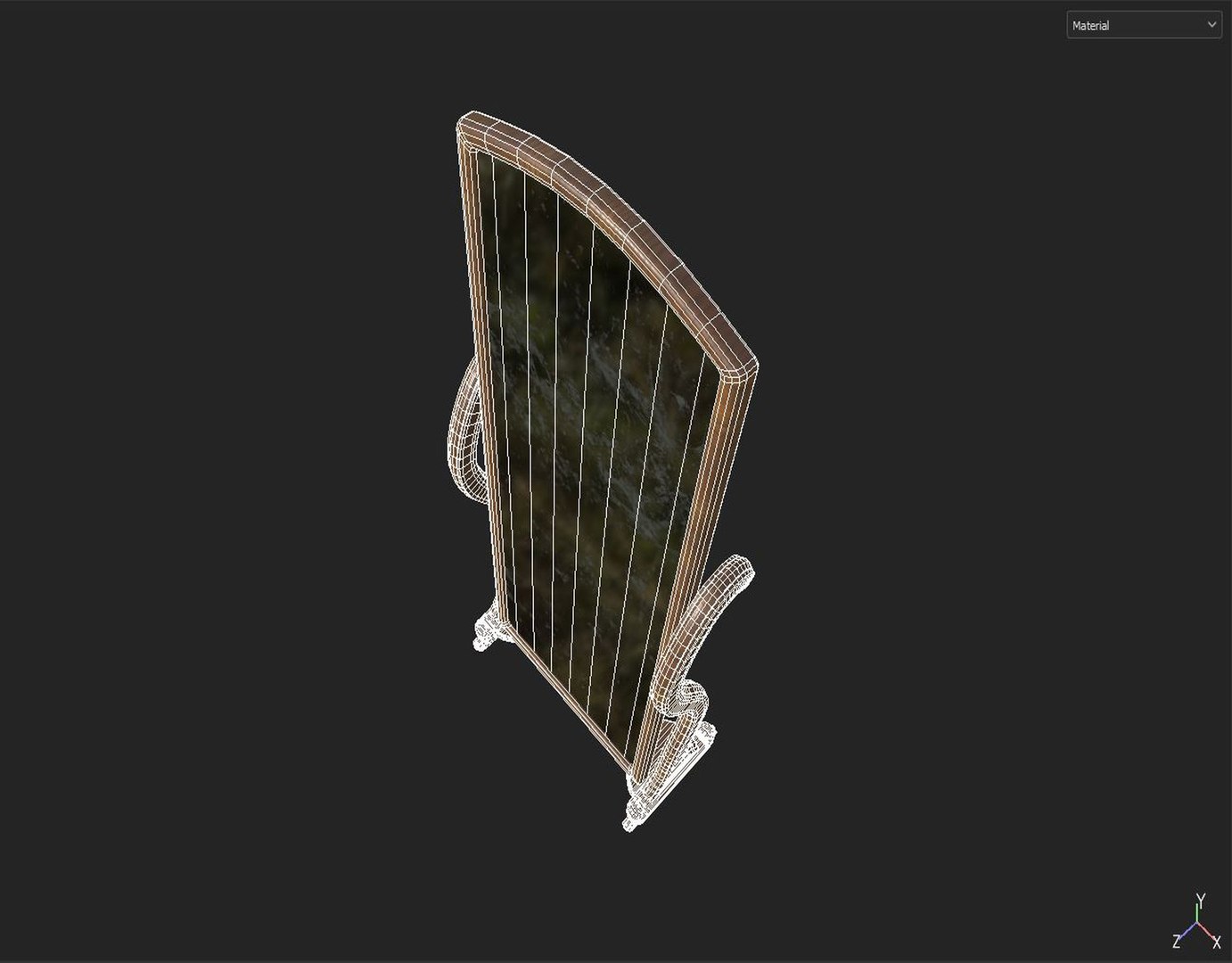 Pier Glass 3D - TurboSquid 2245709