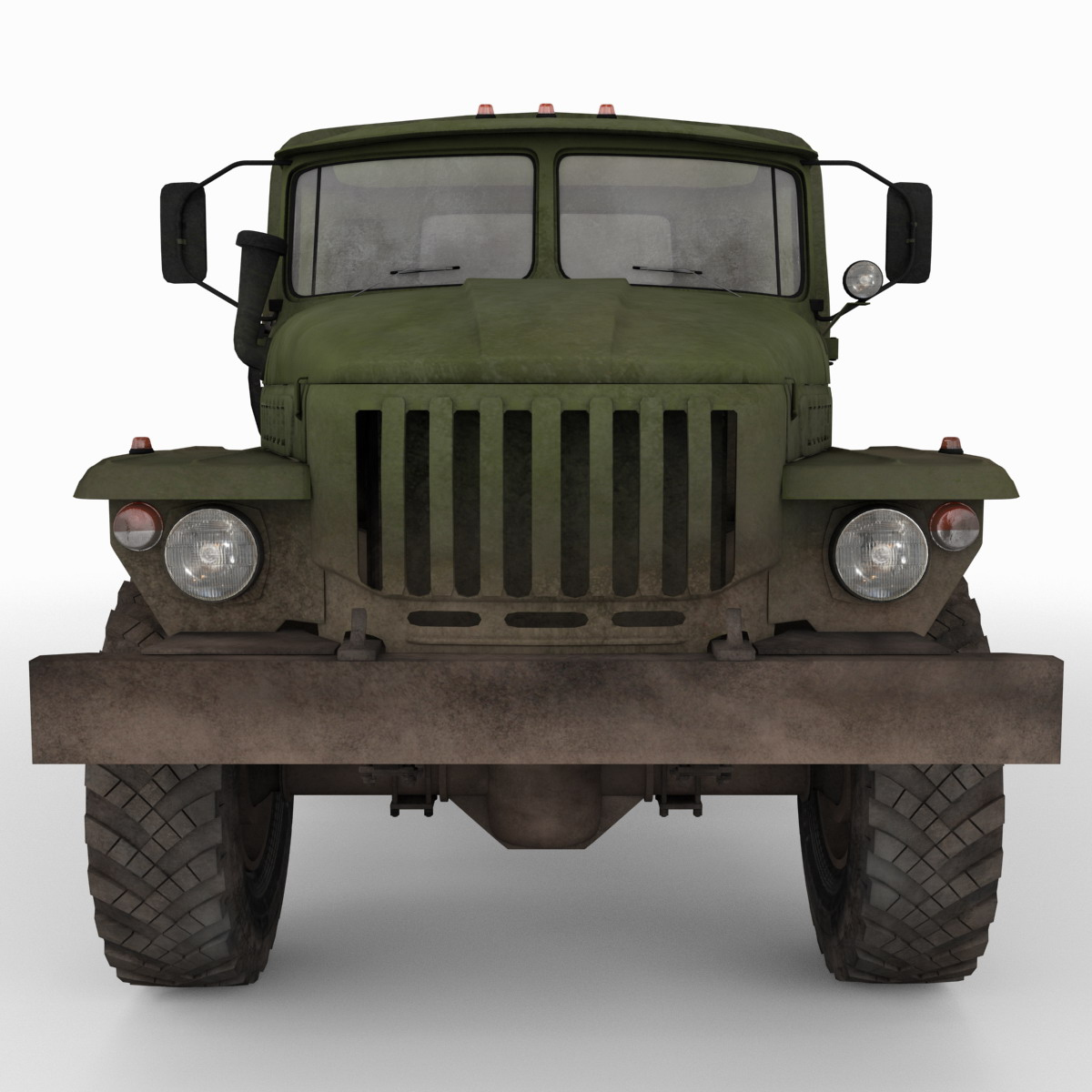 3ds max russian army 6x6 truck