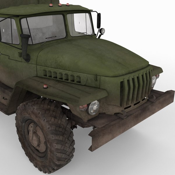 3ds max russian army 6x6 truck