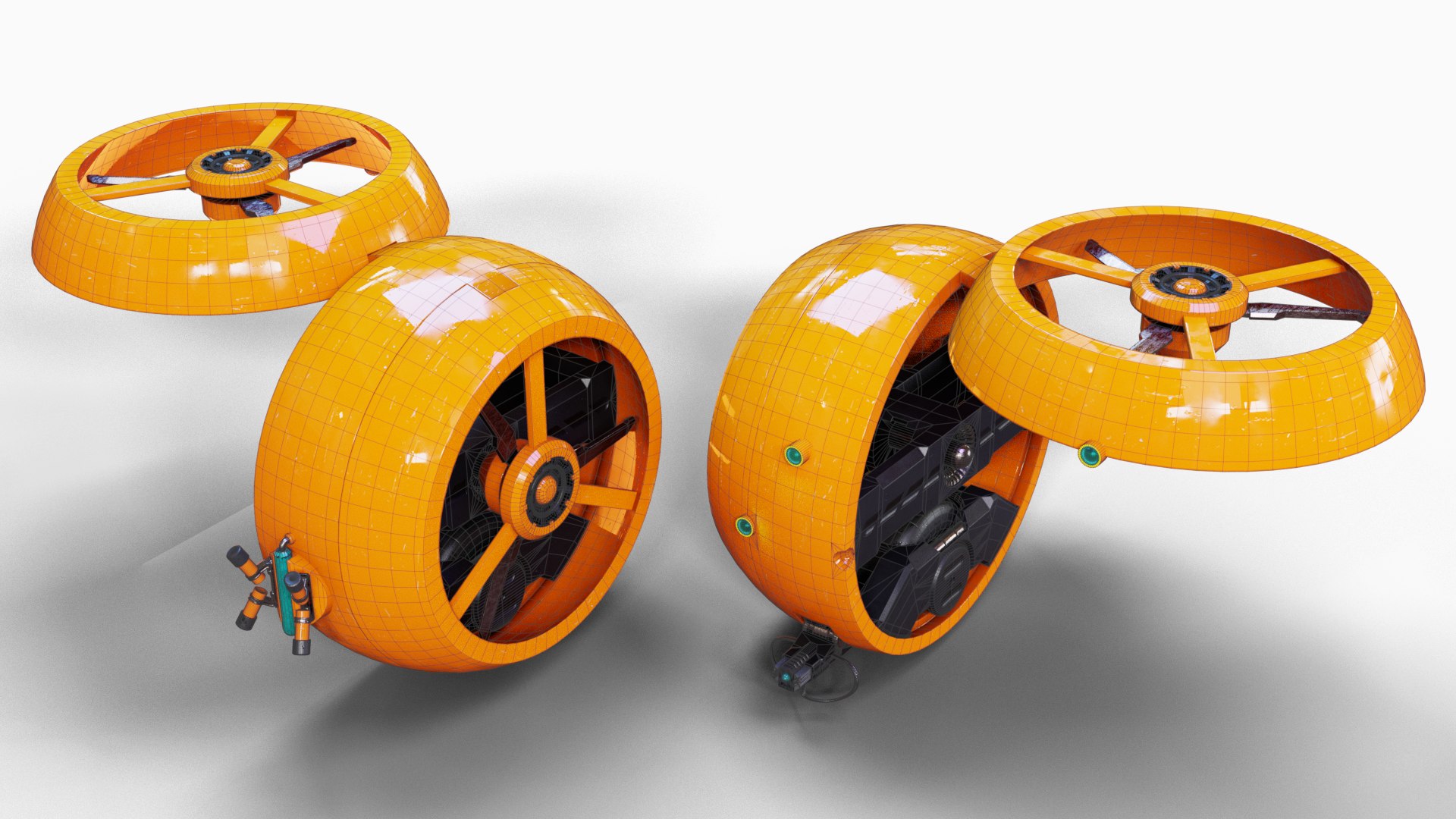 MonoDrone 3D Model - TurboSquid 2128694