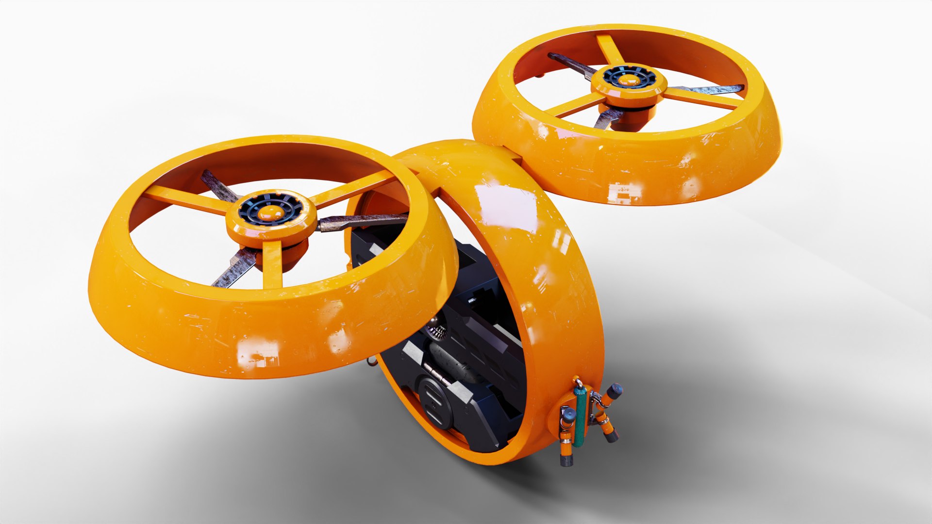 MonoDrone 3D Model - TurboSquid 2128694