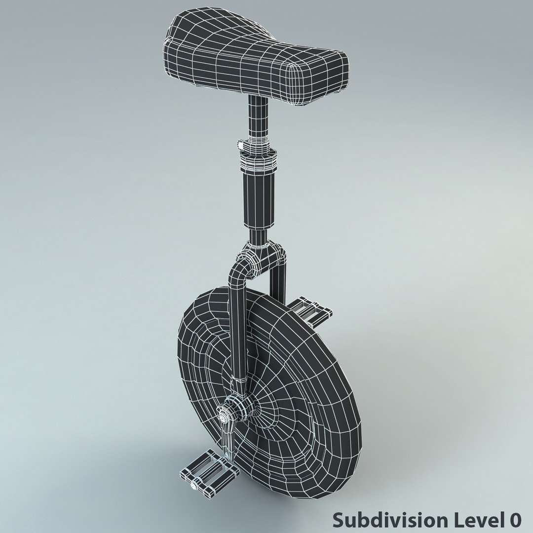 Unicycle 3D Model - TurboSquid 1211909