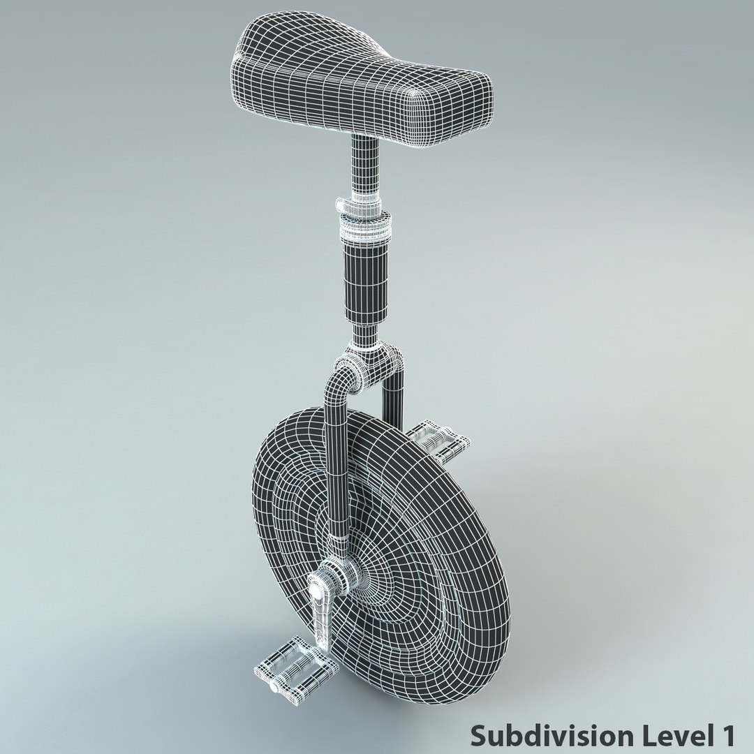Unicycle 3D Model - TurboSquid 1211909