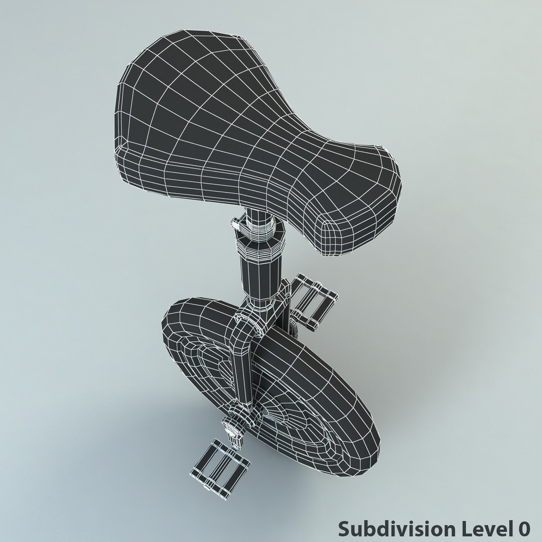 Unicycle 3D Model - TurboSquid 1211909