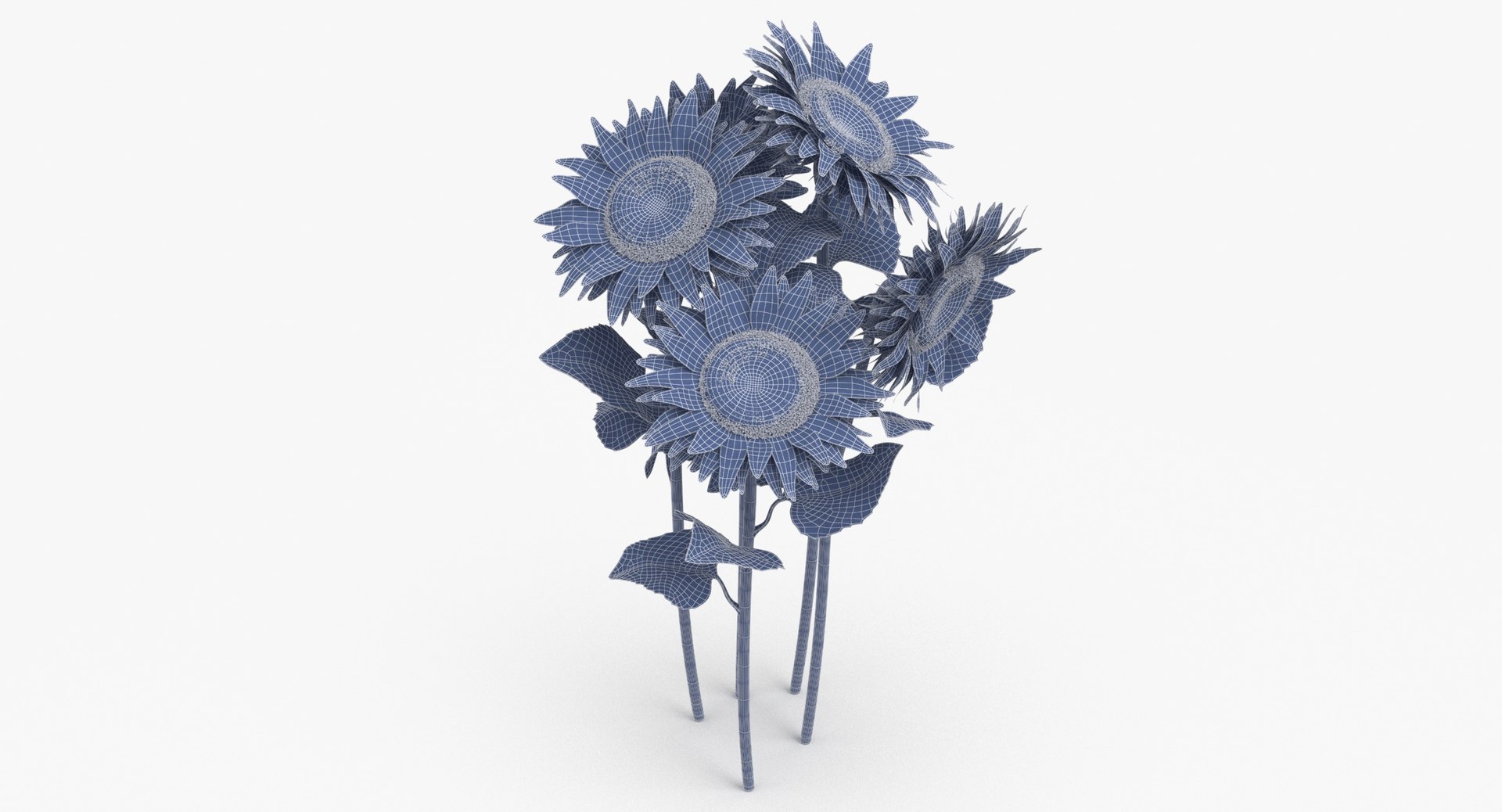 3D Prop Sunflowers Type 03 - TurboSquid 2237504