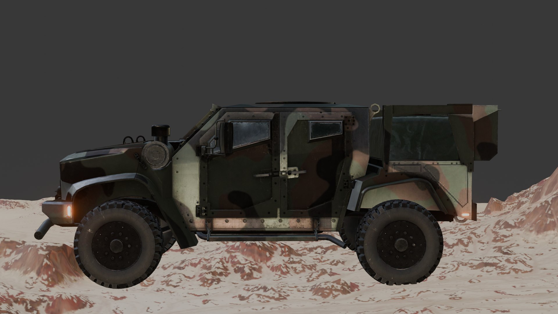 Humve Truck 3D - TurboSquid 2254990