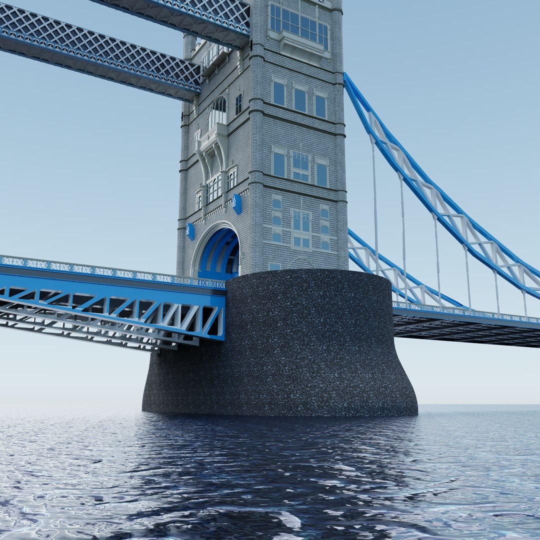 London Tower Bridge Model - TurboSquid 1532770