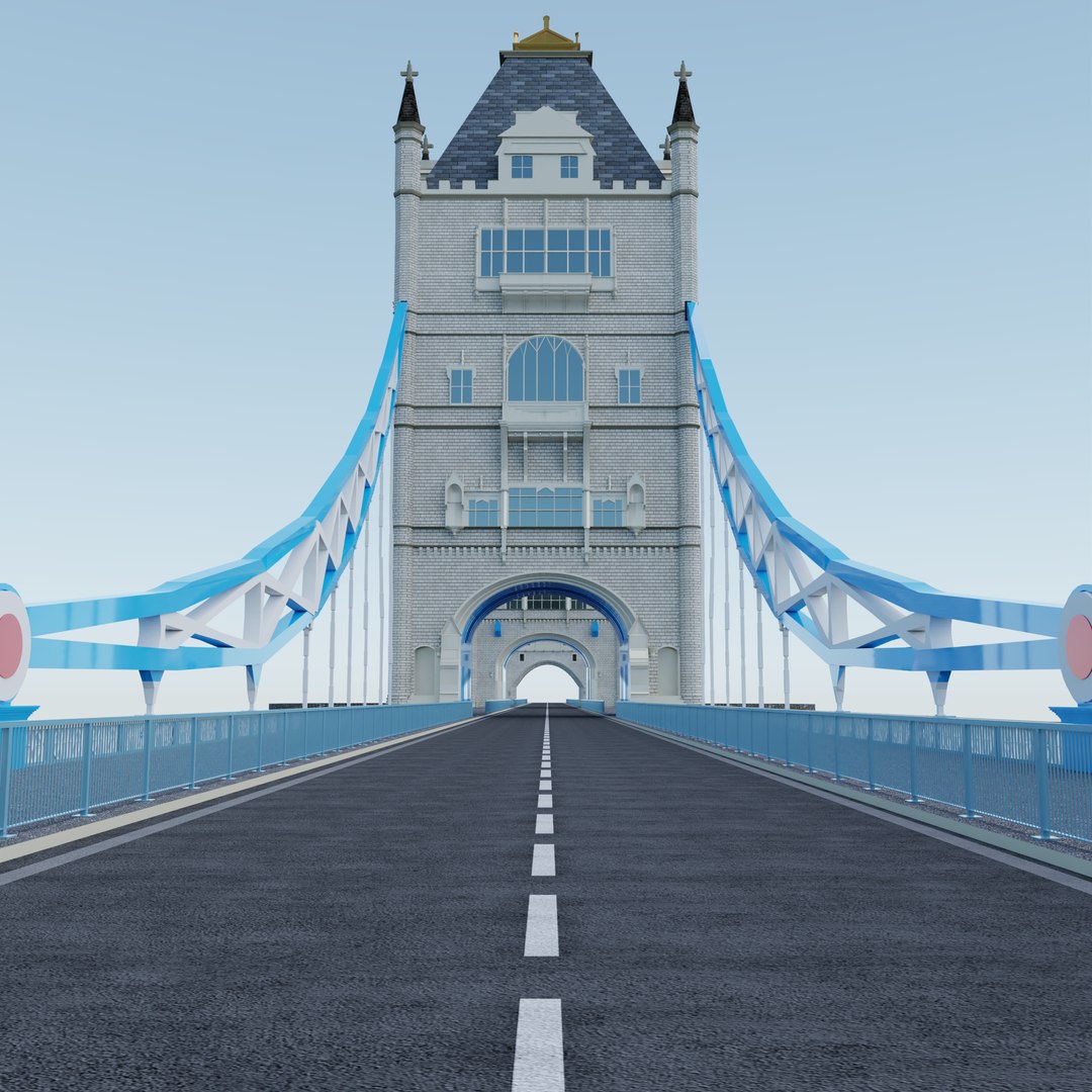 London Tower Bridge Model - TurboSquid 1532770