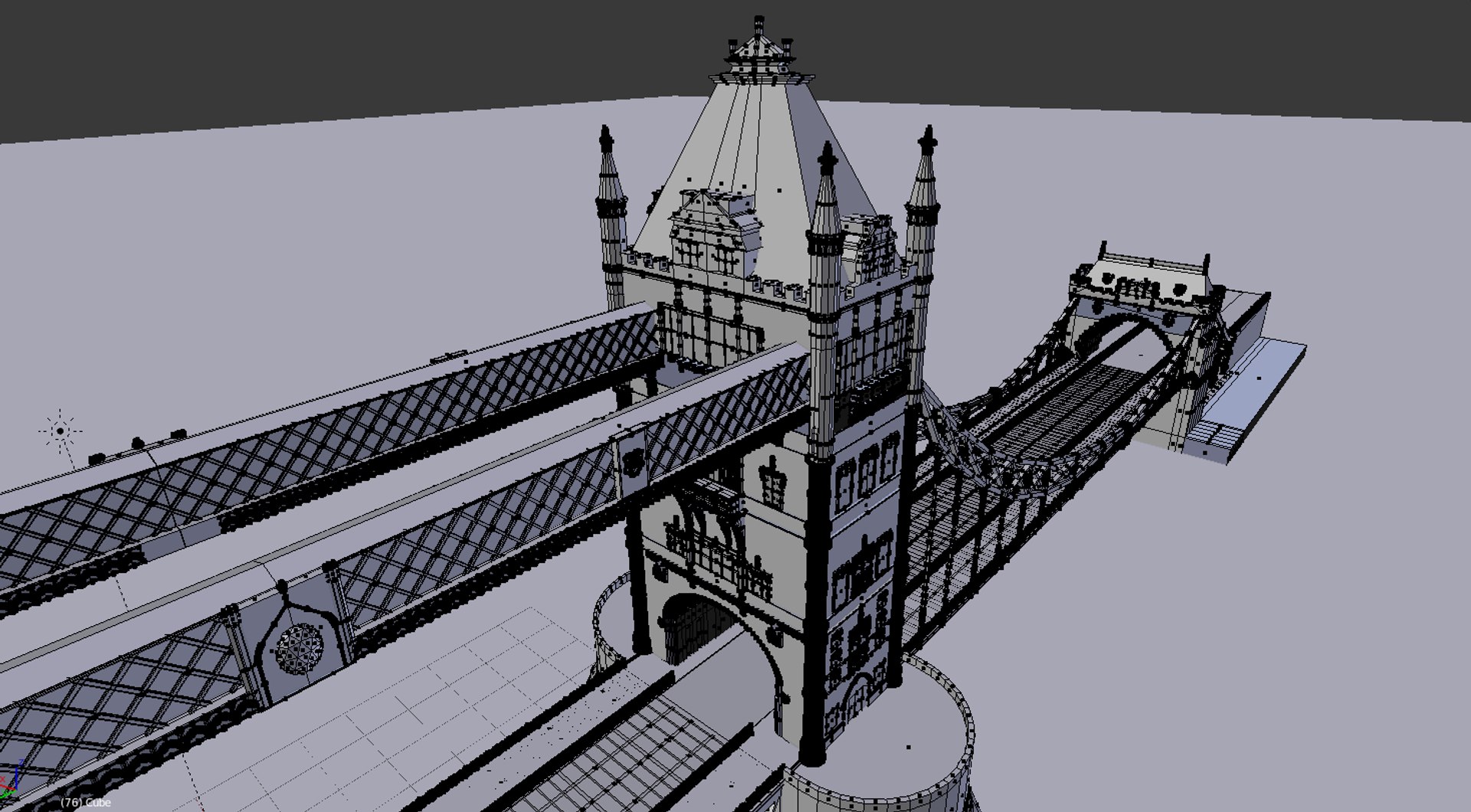 London Tower Bridge Model - TurboSquid 1532770