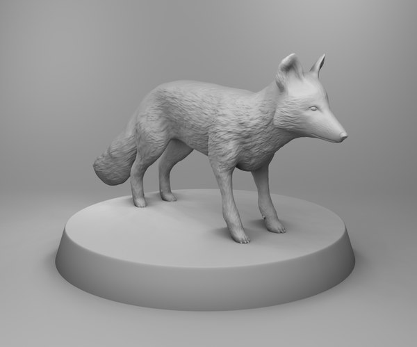 Animal Fox STL Models for Download | TurboSquid
