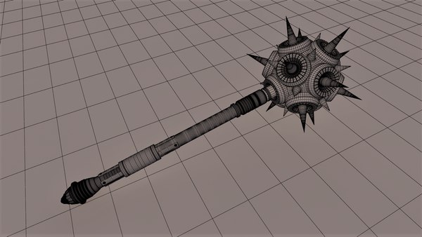 3D SciFi Spiked Club V2 - TurboSquid 1815520