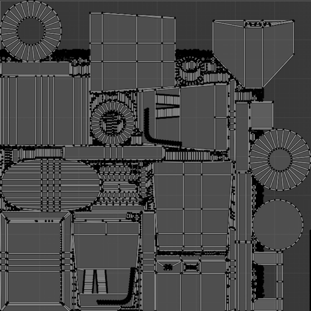 CRT PC Server Block 3D - TurboSquid 2338483