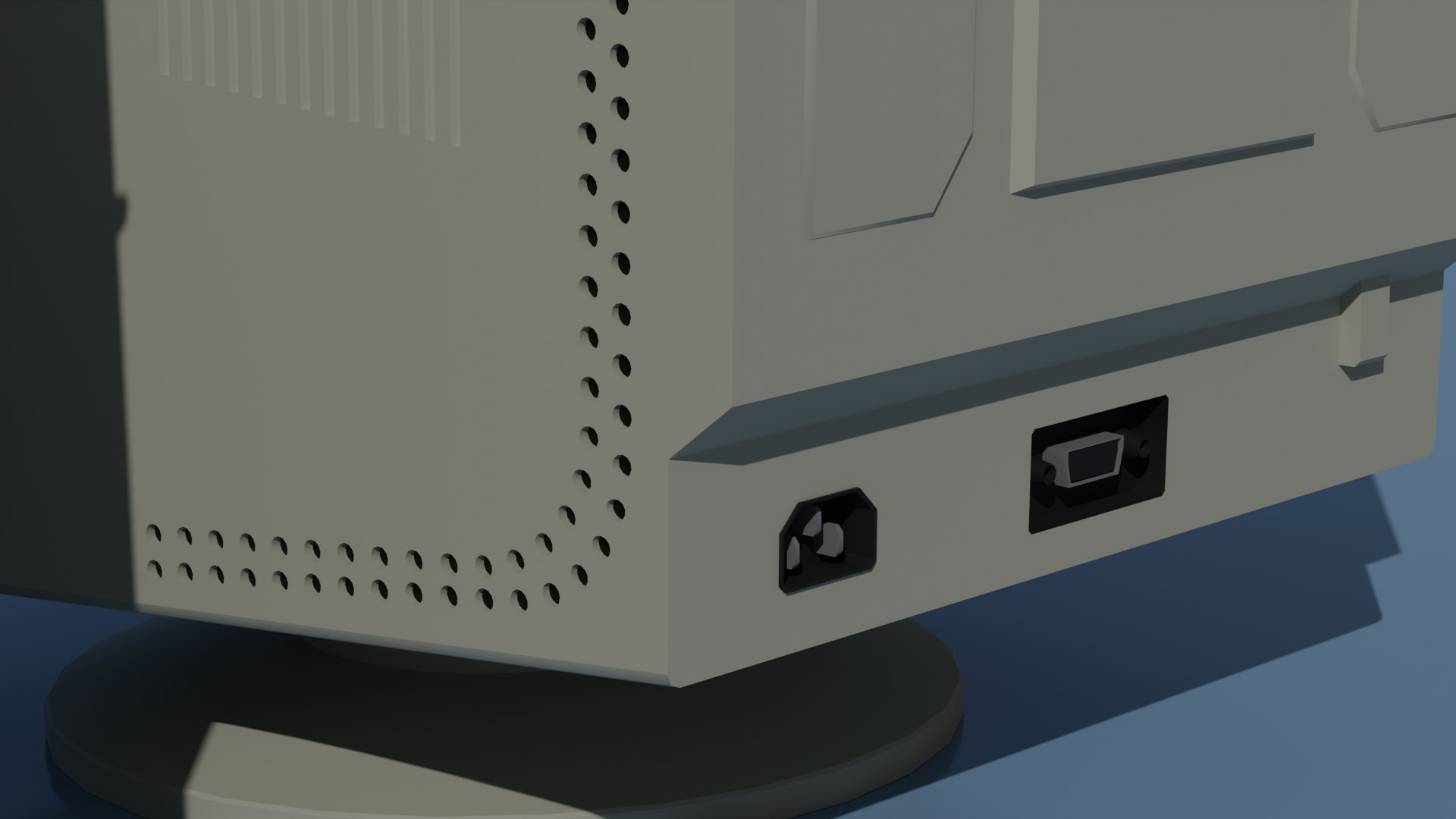 CRT PC Server Block 3D - TurboSquid 2338483