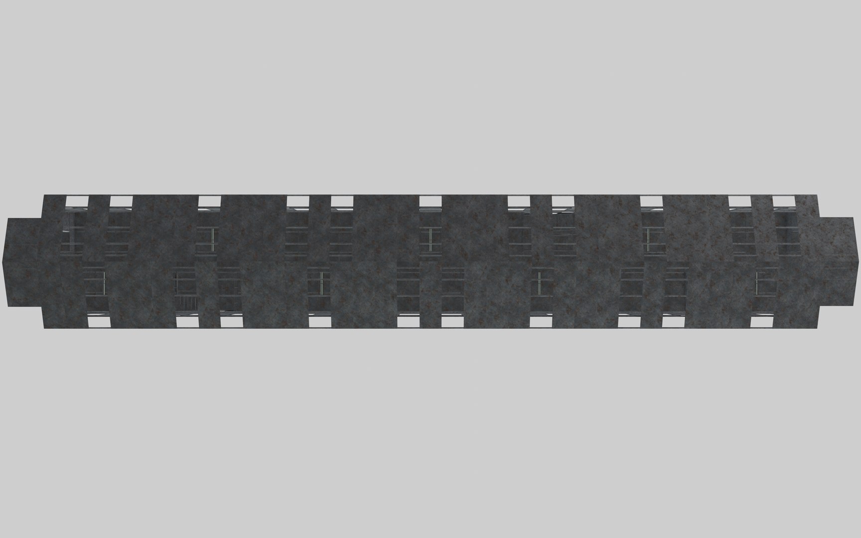 3D Model Rusty Metal Steel Construction Building - TurboSquid 1920261