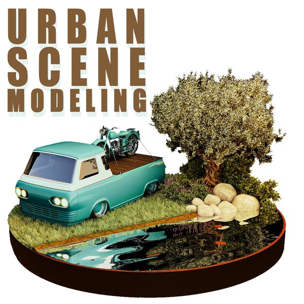 modelo 3d Cartoon Scene Modeling - TurboSquid 2015839