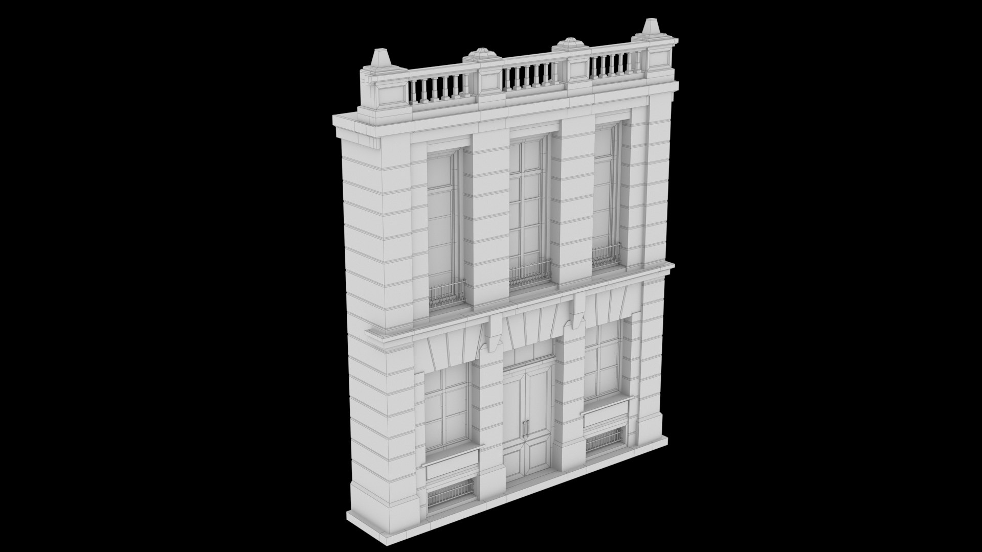 Facade 3D Model - TurboSquid 1886839