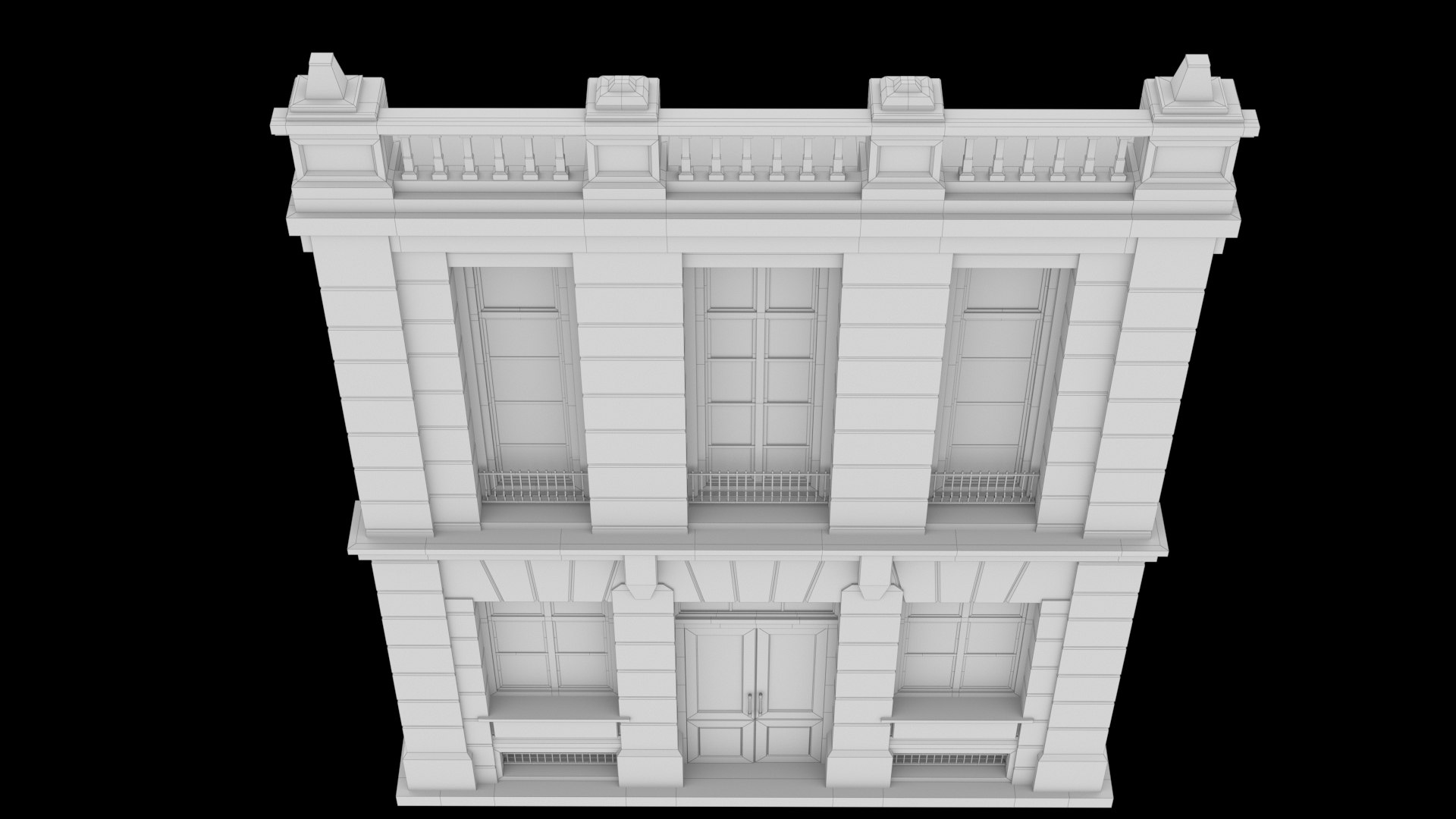 Facade 3D Model - TurboSquid 1886839