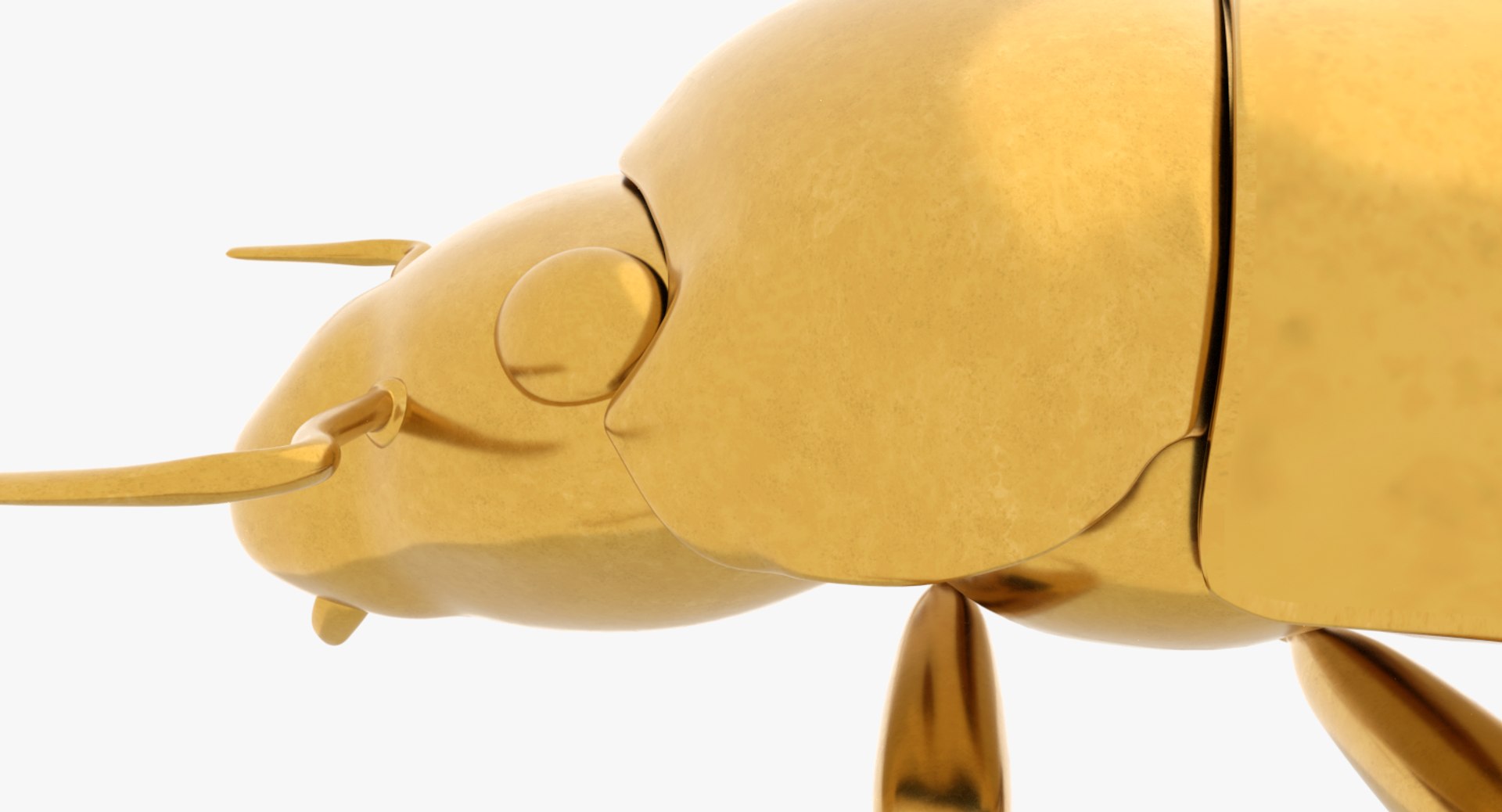 Gold Scarab Beetle 3D Model - TurboSquid 1286857