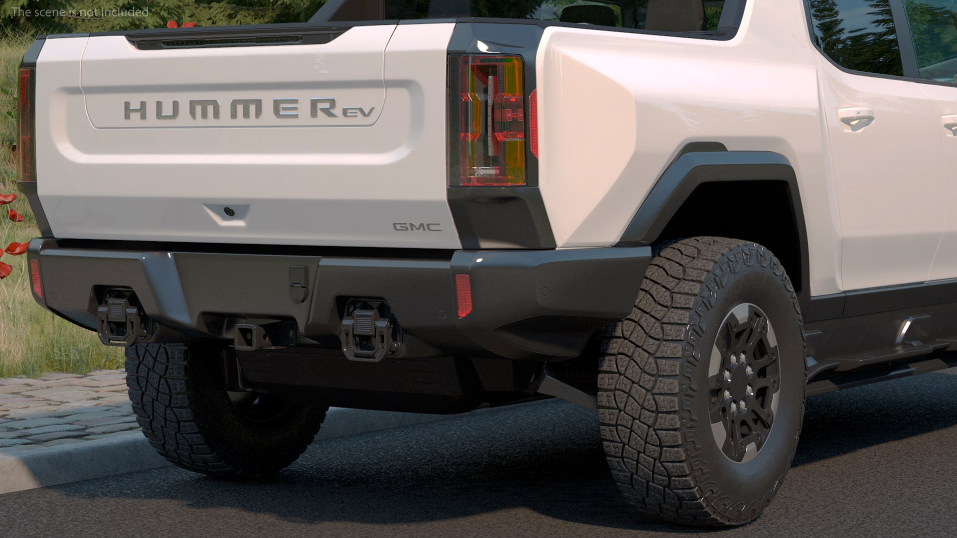 GMC Hummer EV PICKUP Lights Off 3D - TurboSquid 1906002
