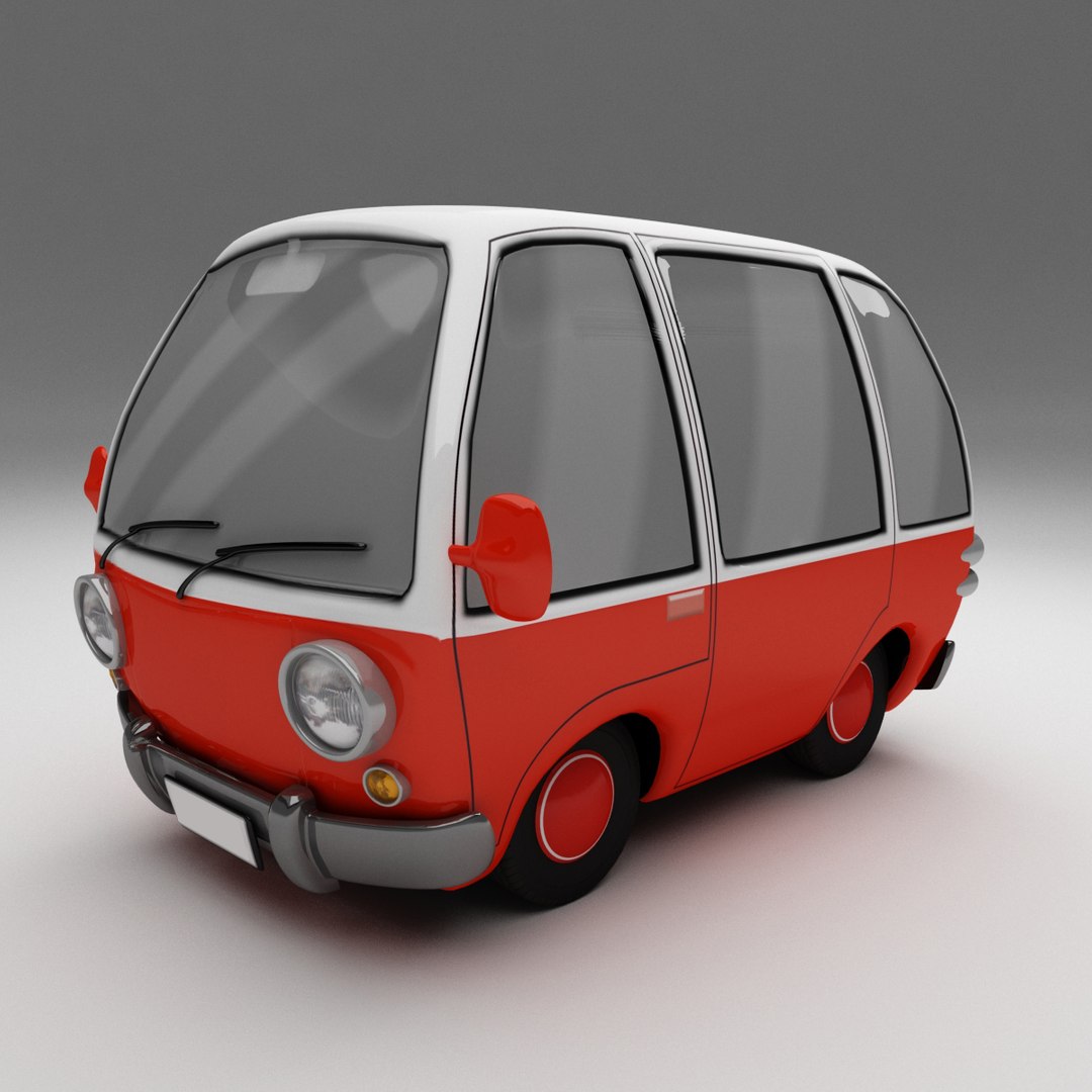 modelo 3d Combi de dibujos animados - TurboSquid 1652561