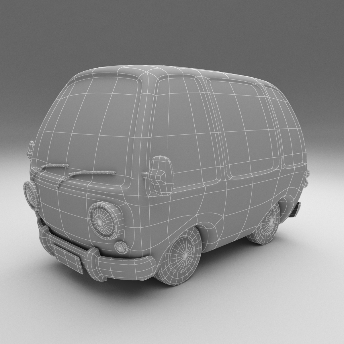 Cartoon car 3D model - TurboSquid 1652561