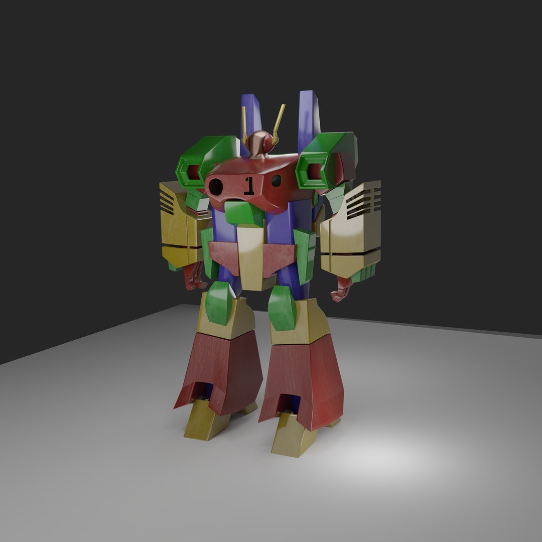 3D Transformers Style Robot For Blender 2.92 - TurboSquid 1720855
