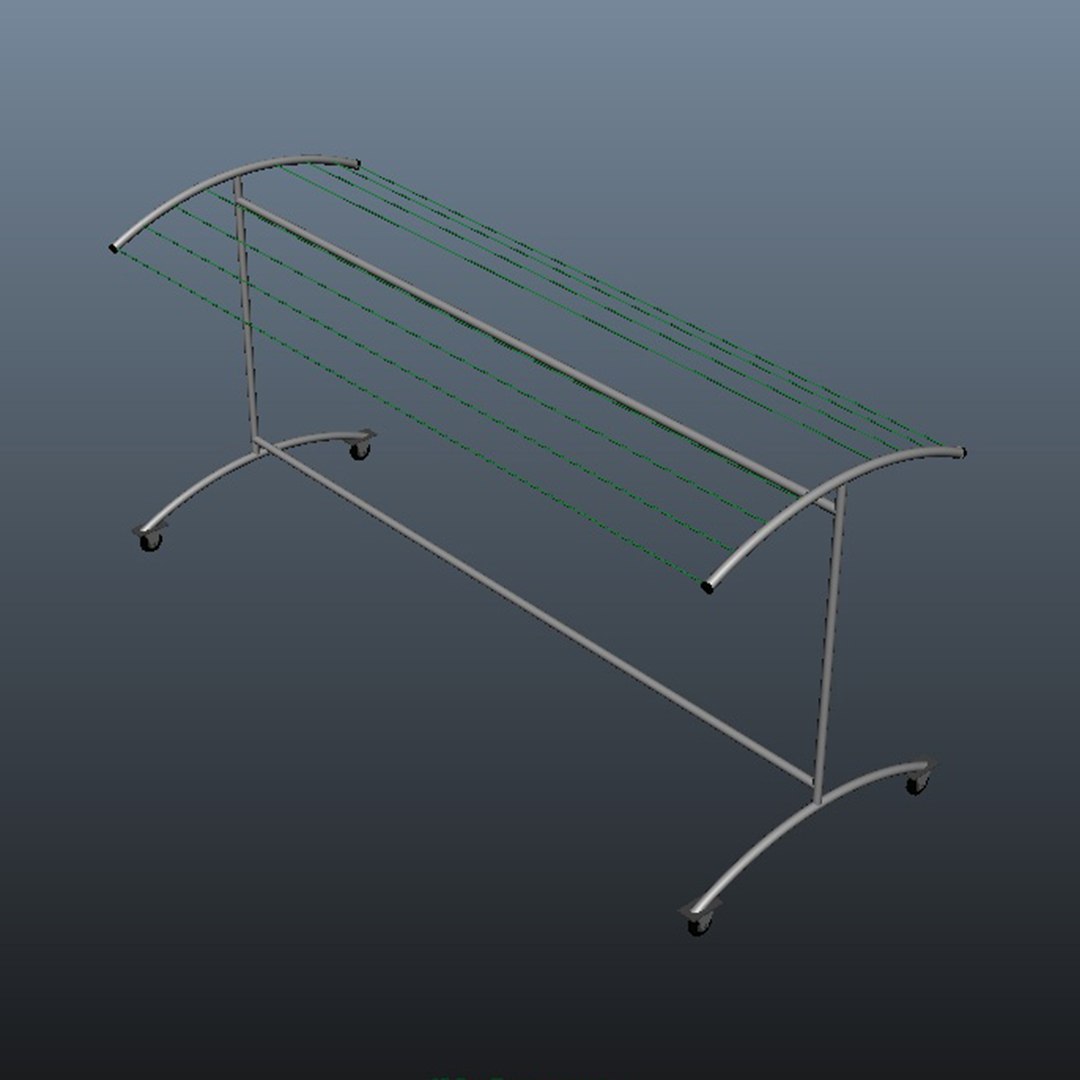 Clothes Line 3d Model