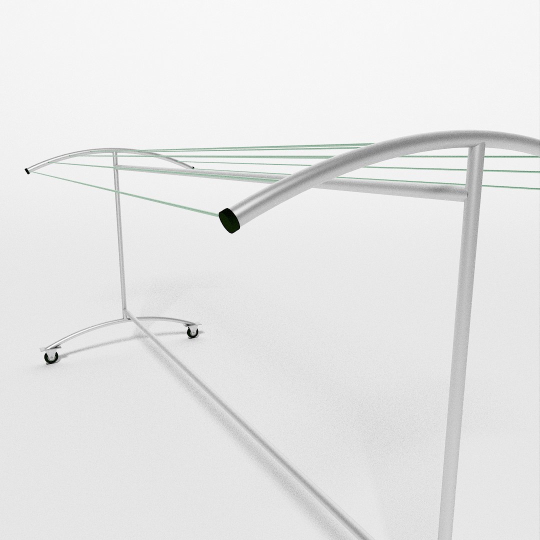 Clothes Line 3d Model