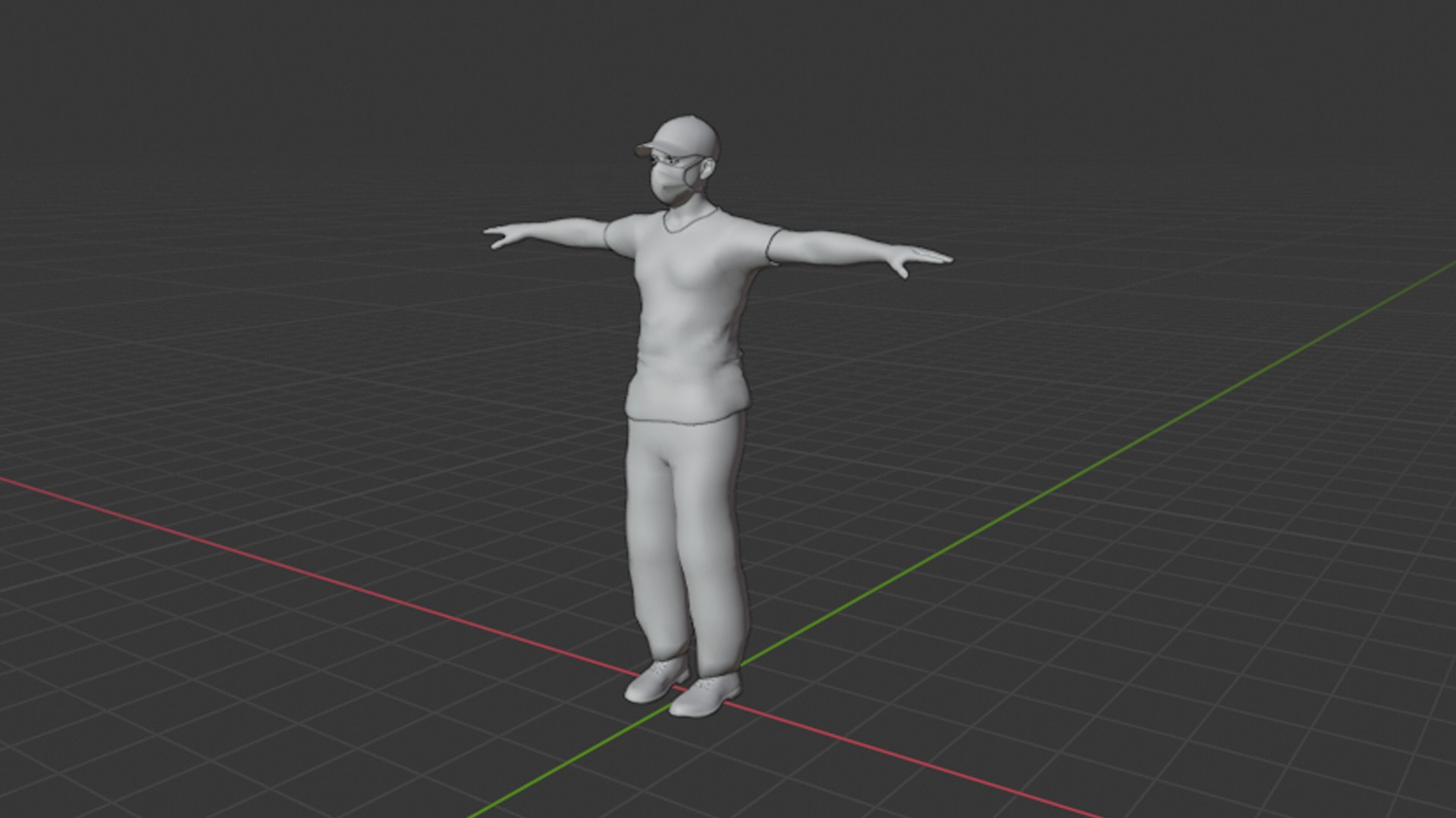 Masked man low-poly ready 3D model - TurboSquid 1574053