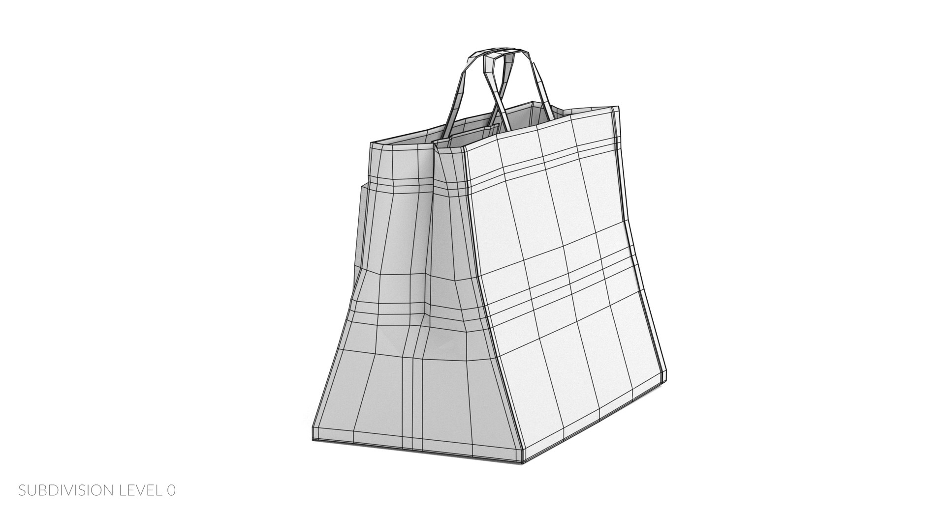 Paper Bag 3D Model - TurboSquid 1257227
