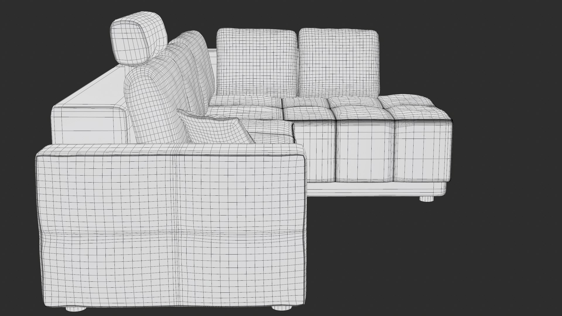 3D model Ikea Sofa Grey PBR - TurboSquid 2080239