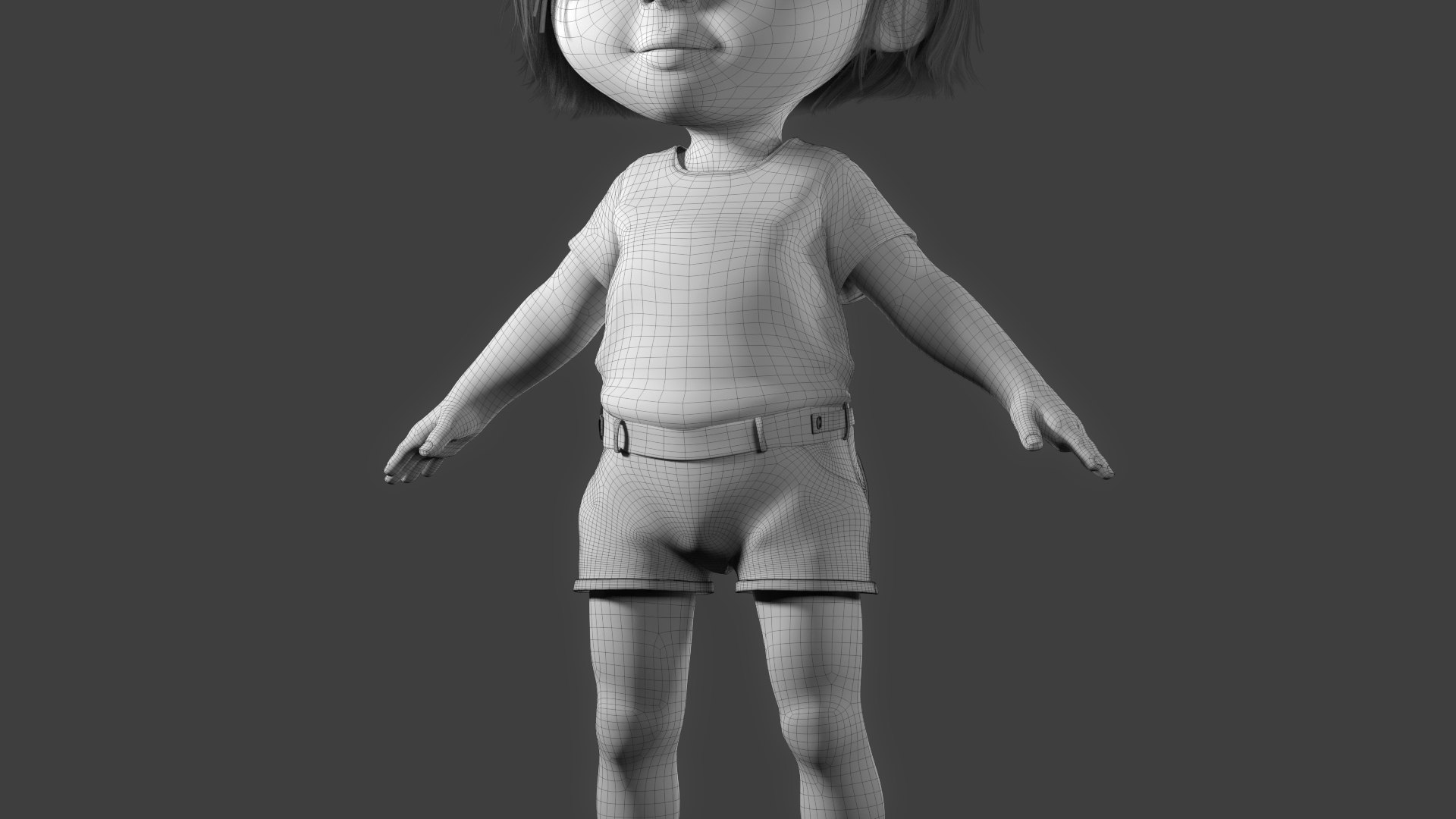 Cartoon girls with binding model - TurboSquid 1872733