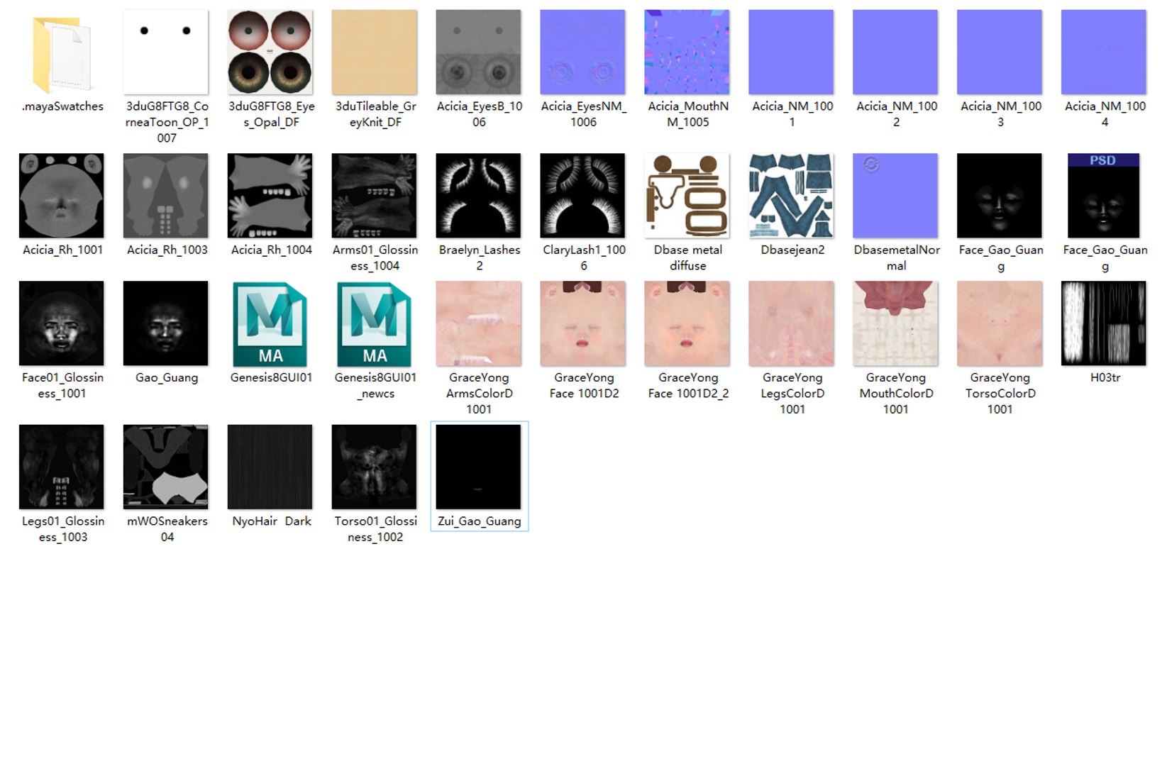 Cartoon girls with binding model - TurboSquid 1872733