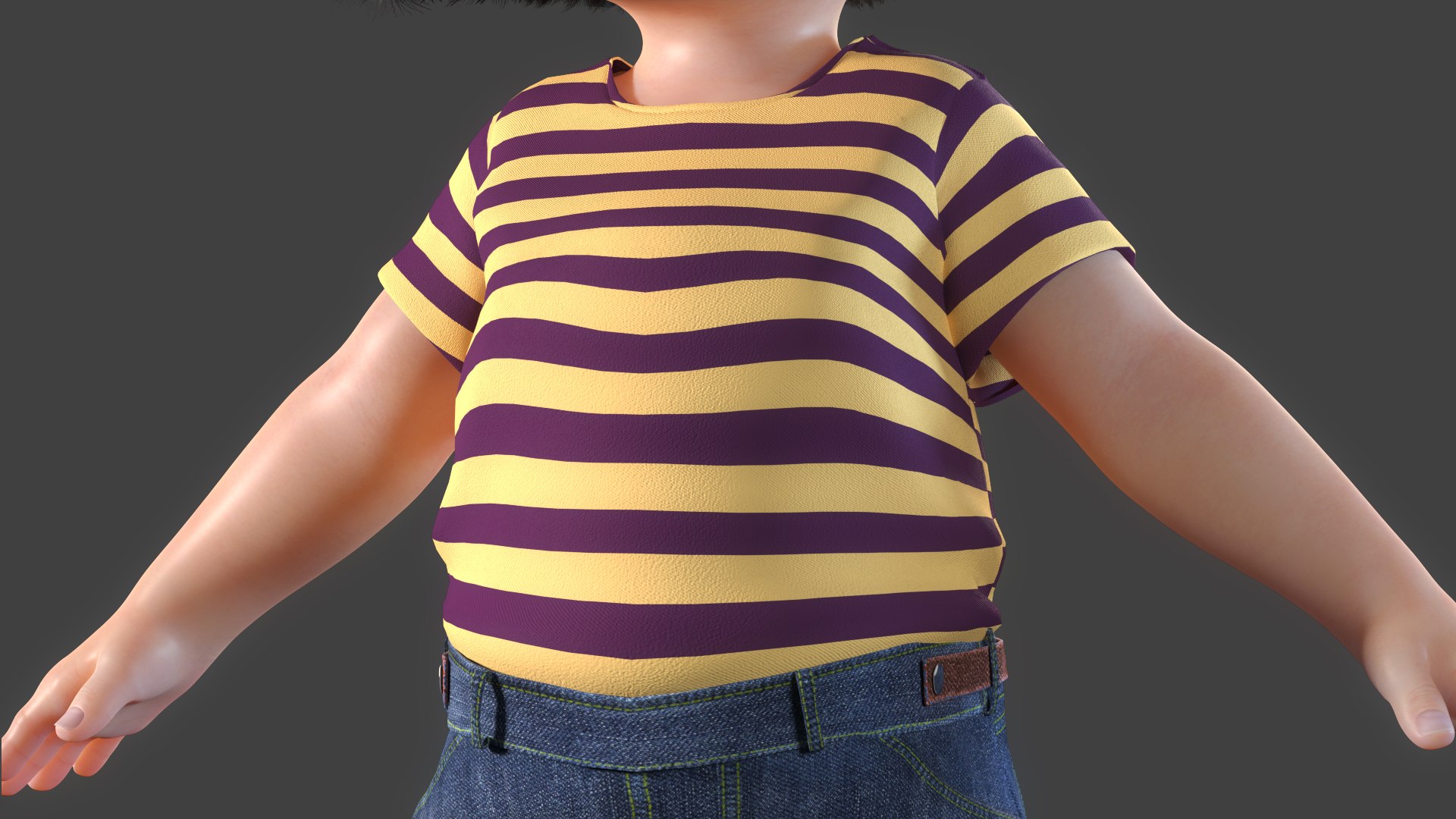 Cartoon girls with binding model - TurboSquid 1872733