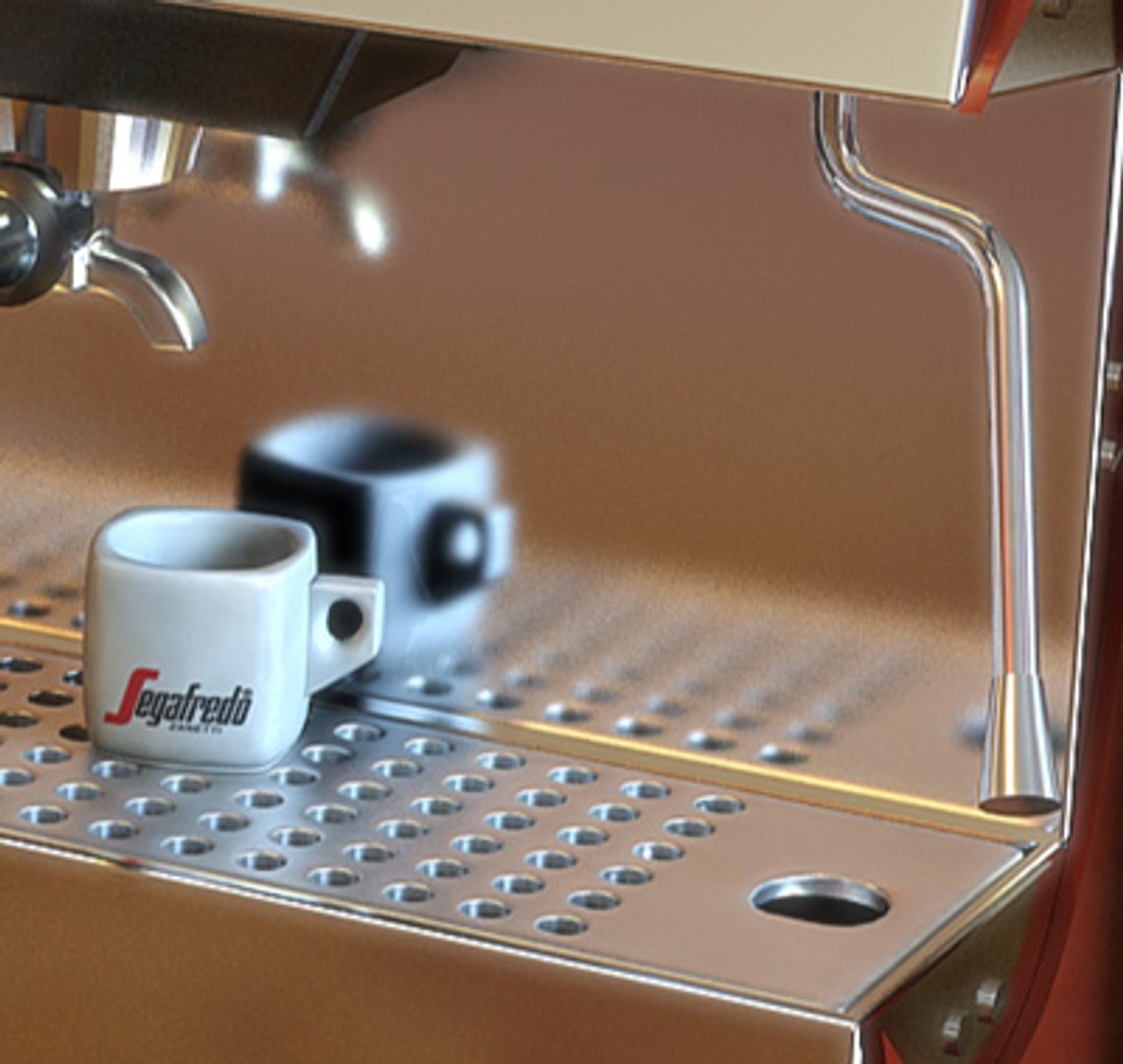 3d Model Segafredo Espresso Machine