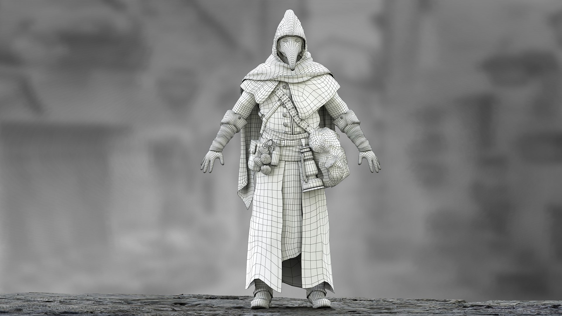 Plague Doctor Model - TurboSquid 2400783