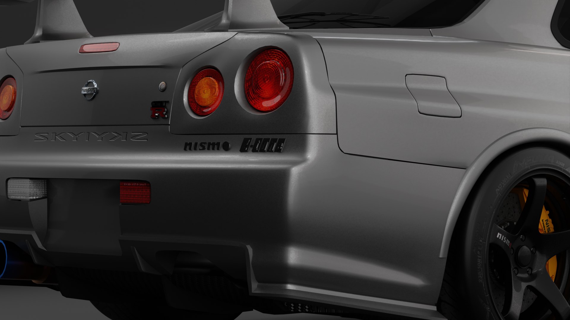 3D GTR R34 - TurboSquid 2027123