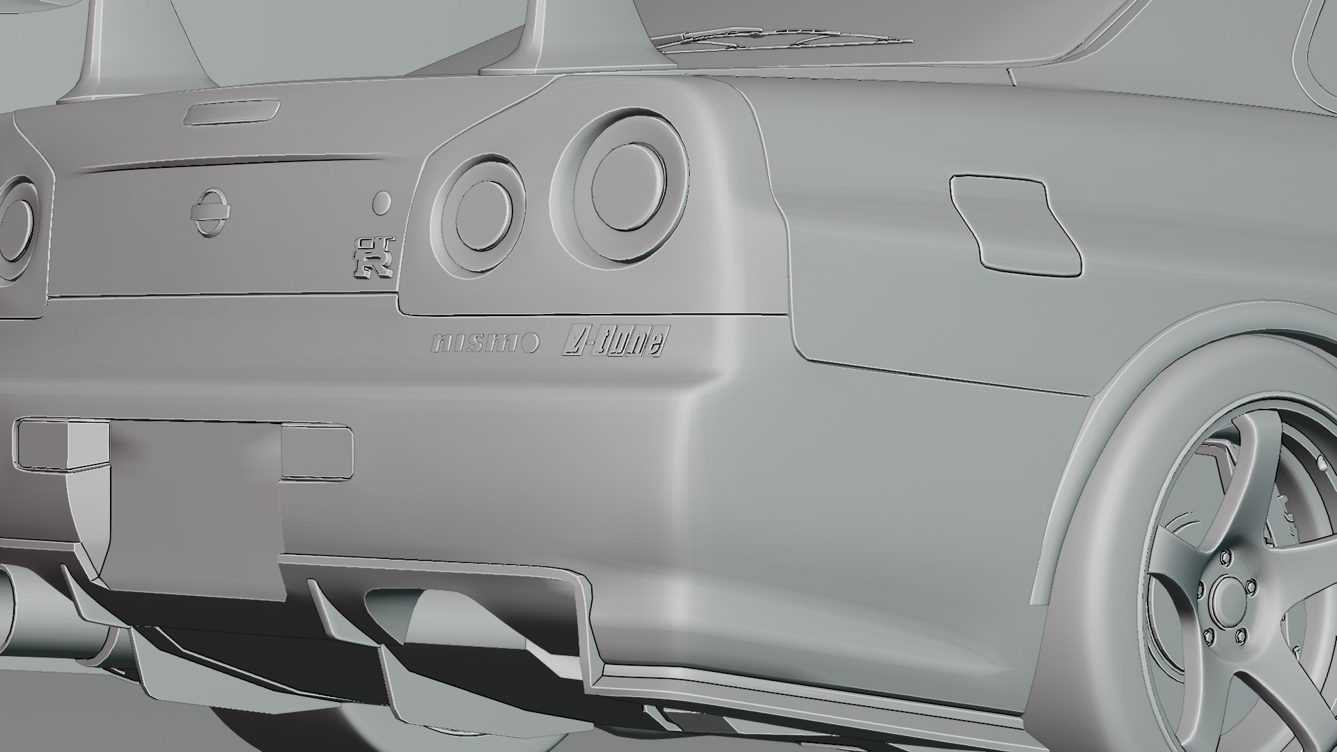 3D GTR R34 - TurboSquid 2027123