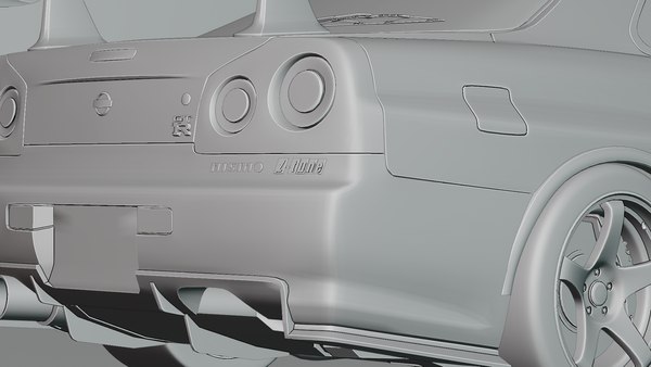 modelo 3d GTR R34 - TurboSquid 2027123