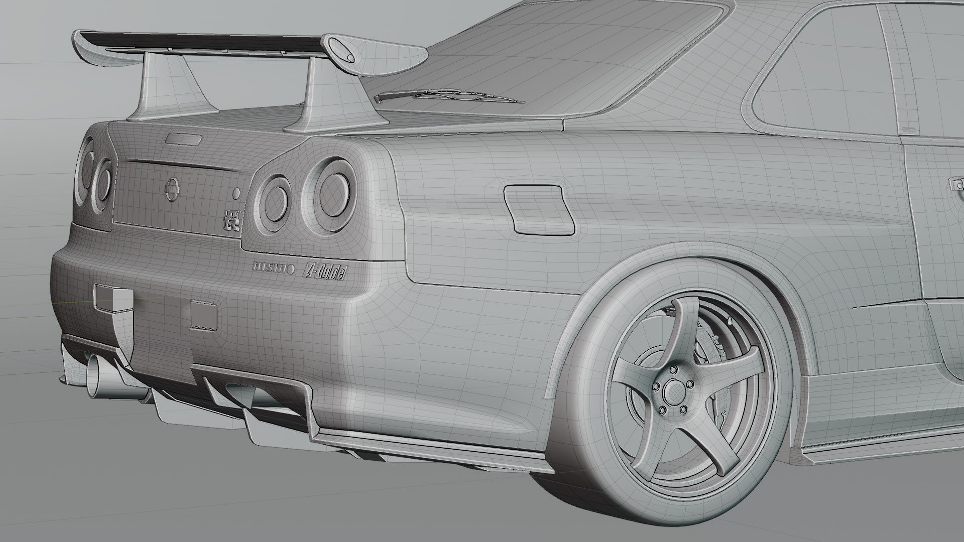 3D GTR R34 - TurboSquid 2027123