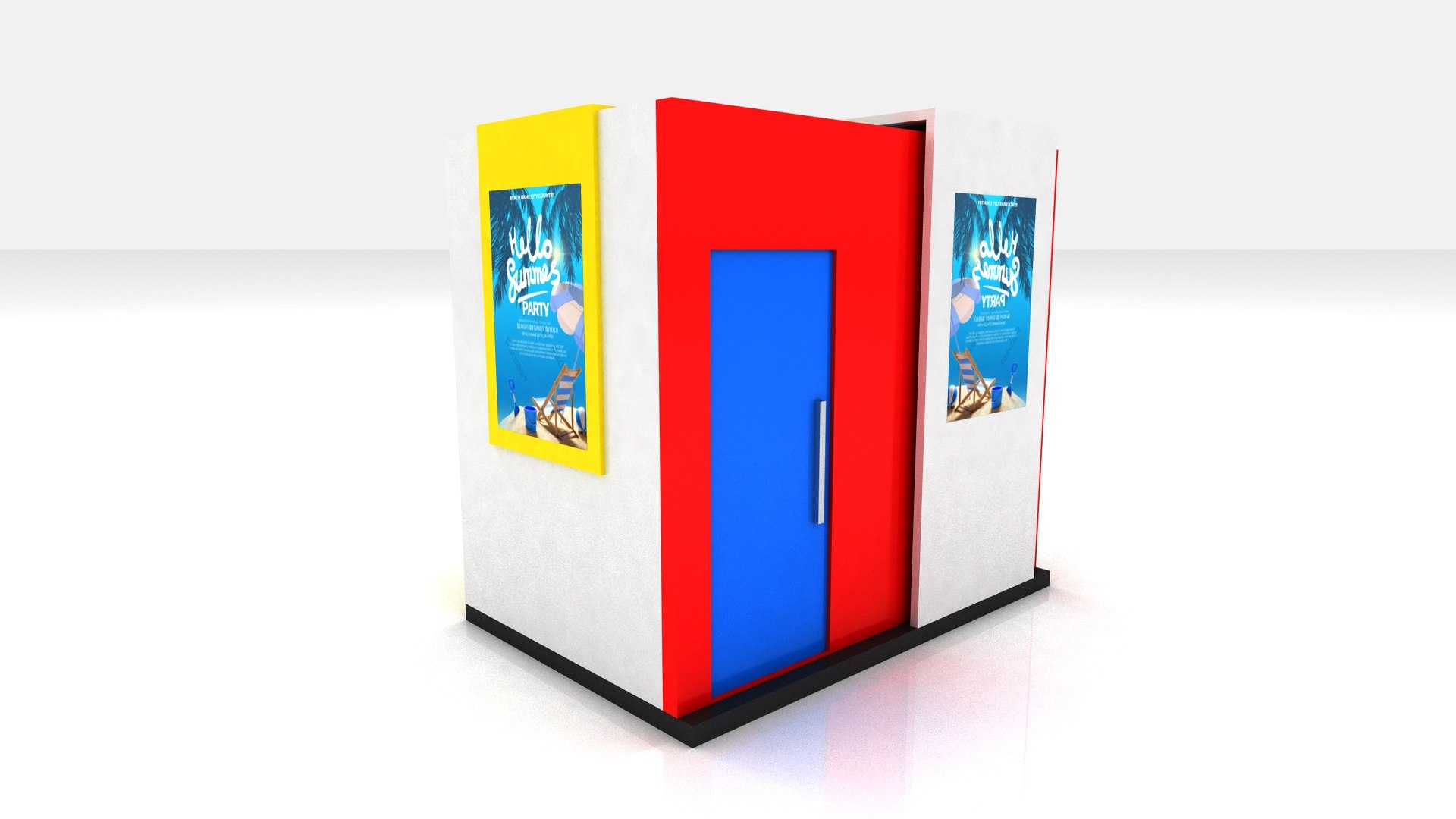3D Summer Beach Kiosk - TurboSquid 2067432