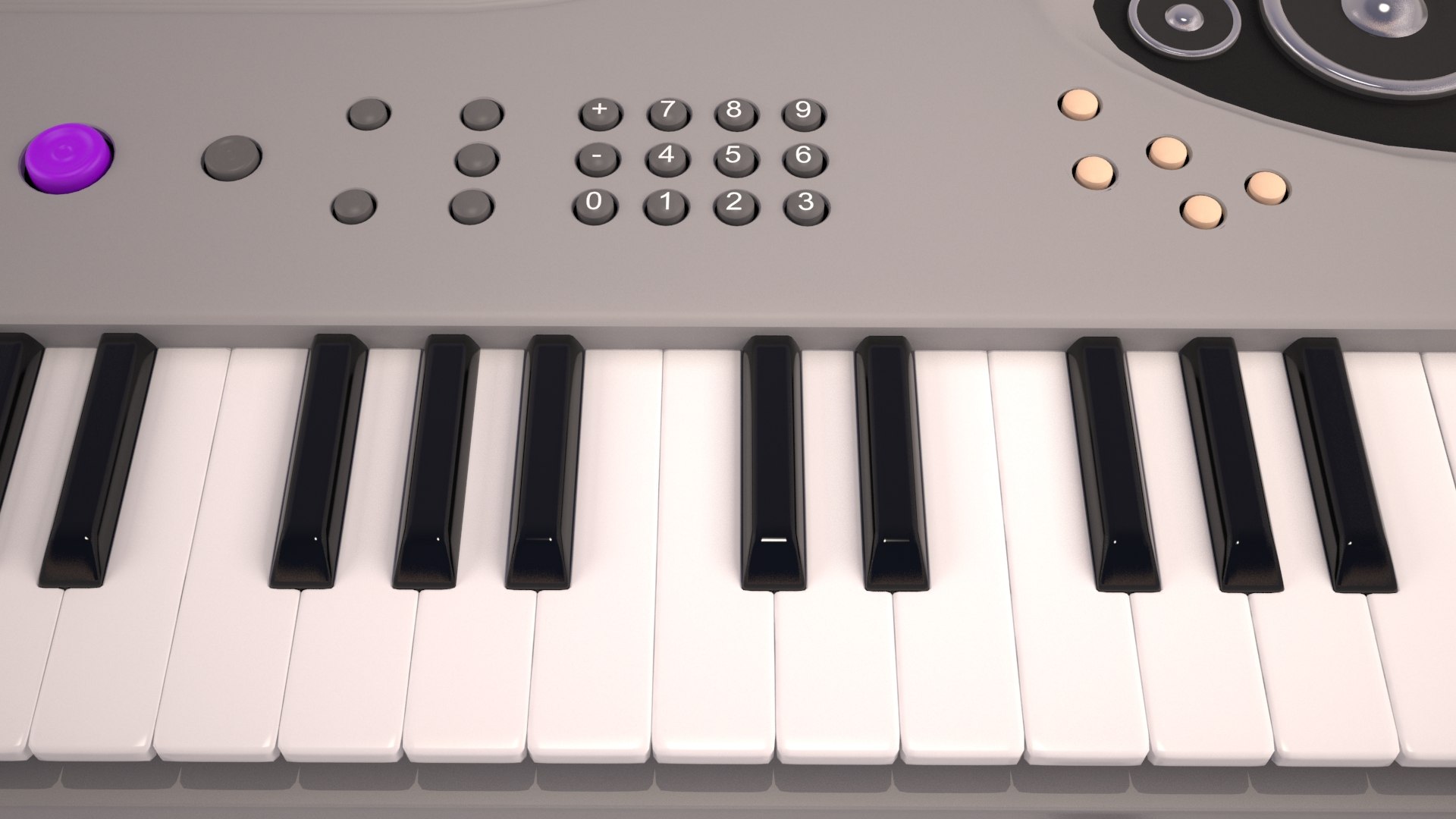 Casio keyboard model - TurboSquid 1169412